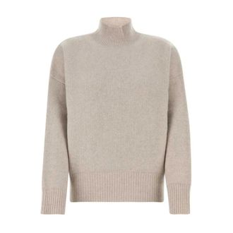 Le Kasha Nantes Mock Neck Pullover - - Knitwear - Damen - Beige - ONE SIZE