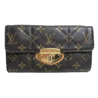 Louis Vuitton Pre-owned Tissu petite-maroquinerie - Femme - Pre-owned - Brun - Taille: ONE Size