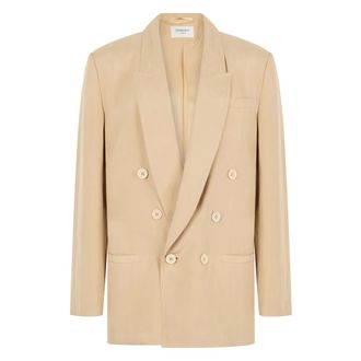 Saint Laurent Damen, Jacken, Beige, XSGr&ouml;&szlig;e