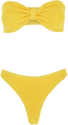 Hunza G Femme, Maillots de bain, Jaune, Taille: ONE Size Jean Bandeau Bikini