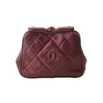 Chanel Pre-owned Leder Clutch - - Pre-owned - Damen - Braun - ONE SIZE