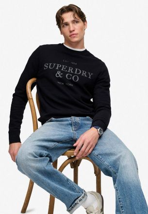 Superdry Sweatshirt 1954 COMPANY RELAXED SWEAT Baumwollmischung, relaxed fit