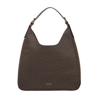 Michael Kors Nolita Large Signature Logo Hobo - - Bags - Damen - Braun - ONE SIZE