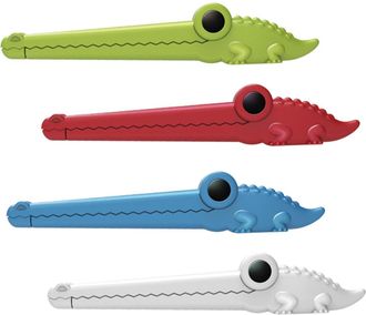 Garneck 4 Stck Lebensmittel verschlussklammern aus Hochwertigem Kunststoff Luftdicht und Feuchtigkeitsbest&auml;ndig Vielseitig Einsetzbar f&uuml;r Gro&szlig;e T&uuml;ten zum Fris