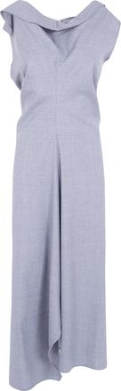 Victoria Beckham Tailored Midi Dress Draped