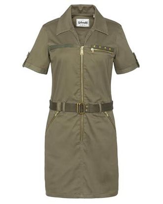 Schott NYC Robe Army avec Ceinture Schott,ROBCASEYW