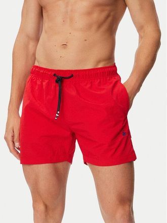 Beverly Hills Polo Club Badeshorts P-SS26M-UNION-0057 Rot Regular Fit