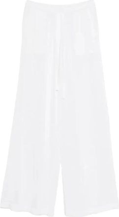 P.A.R.O.S.H. P.a.r.o.s.h., Femme, Pantalons, Blanc, Taille: 40 FR Pantalon large coupe moderne