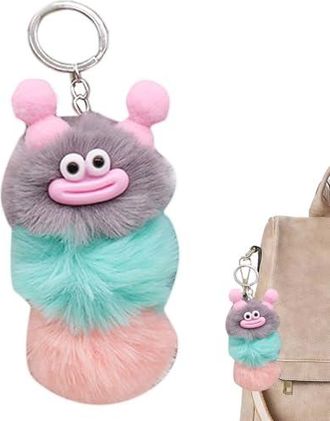 Generico Porte-cl&eacute;s - porte-cl&eacute;s en forme dinsecte, pendentif en forme danimal, pendentif en peluche doux | Accessoire adorable pour sacs, sacs &agrave; dos ou cl&eacute;s. 