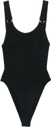 Hunza G Femme, Maillots de bain, Noir, Taille: ONE Size Domino One-Piece