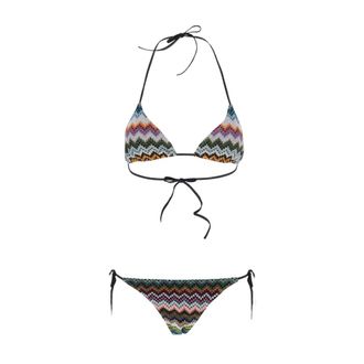Missoni Femme, Maillots de bain, Multicolore, Taille: 36 FR Bikini Triangle Chevron
