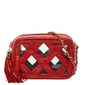 Chanel Sac bandouli&egrave;re vintage doccasion - Femme - Pre-owned - Rouge - Taille: ONE Size