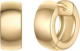 Glanzst&uuml;cke M&uuml;nchen Ohrringe - Sterling Silber Creolen - Gr. unisize - in Gold - f&uuml;r Damen