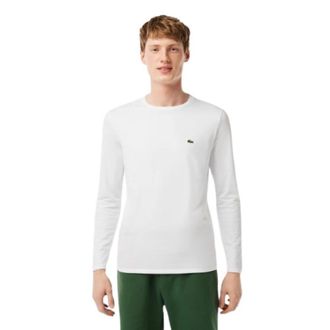 Lacoste M T-Shirt Langarm - - Tops - Herren - Wei&szlig; - 2XL