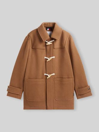 Tommy Hilfiger Dufflecoat aus Wolle mit Knebelverschluss