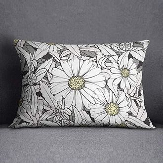 Bonamaison Le Jardin du Lin Kissenbezüge, Cotton, Multicolor, 35x50