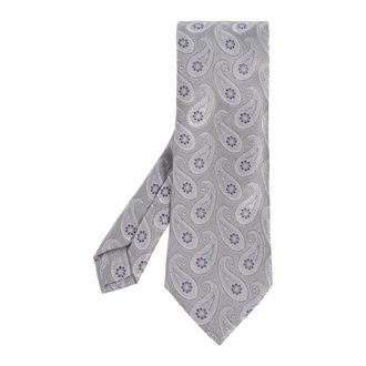 Etro Seidenjacquard-Krawatte mit Paisley-Motiv - - Accessories - Herren - Grau - ONE SIZE