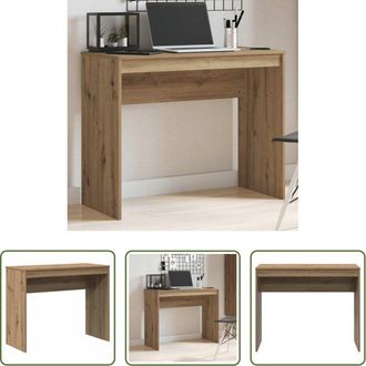 vidaXL Bureau bois ding&eacute;nierie - Bureau ch&ecirc;ne artisanal 90x40x72 cm bois ding&eacute;nierie