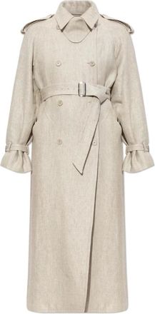 Max Mara Femme, Manteaux, Beige, Taille: 36 FR Trench Coat Pedaggi