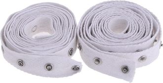 Hellery Stoffband mit Druckknöpfen Verschlussband Druckknopfband für Basteln schneidern DIY