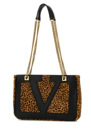 Valentino Garavani 8w2b0r14qqy C2j Biscottobarkbrownnero Borse A Mano Bag