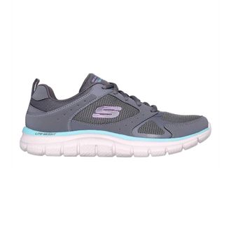 Skechers Track Sneaker f&uuml;r Damen (Holzkohle/Aquablau)