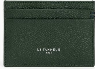 Le Tanneur Porte cartes Lucien en cuir grain&eacute;