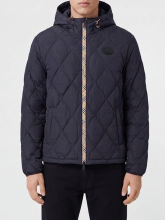Burberry Gesteppte Nylon-Daunenjacke mit Kapuze und EKD-Logo
