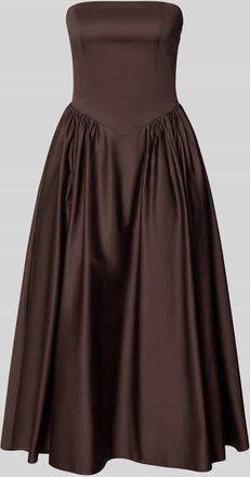 Jake*s Cocktailkleid im Off-Shoulder-Look mit Smok-Details