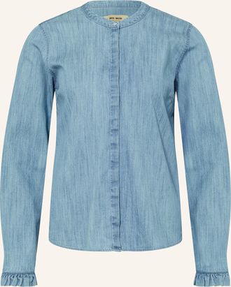 Mos Mosh Mos Mosh Hemdbluse Mmmattie Flip Aus Denim blau