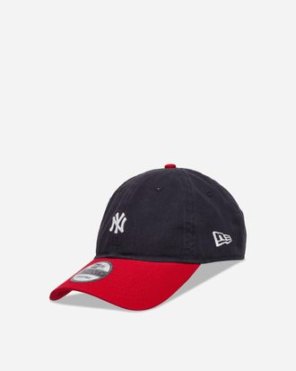 New Era New York Yankees MLB Washed Contrast 9TWENTY Adjustable Cap Navy