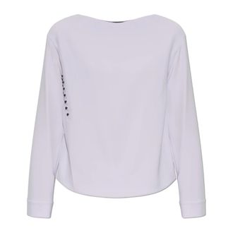Emporio Armani Wickel-Oberteil - - Tops - Damen - Lila - 2XS