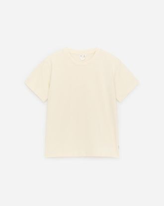 Arket T-Shirt Mit Rundhalsausschnitt -Gelb