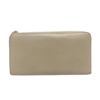 Louis Vuitton Portefeuille Long Pre-owned Vintage (Bi-pli) - Femme - Pre-owned - Beige - Taille: ONE Size