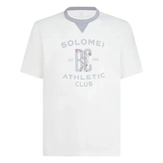 Brunello Cucinelli T-Shirts - - Tops - Herren - Wei&szlig; - XL