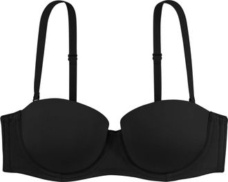 Dorina Womens Michelle Balcony 1/2 Cup with Wire Regular Fit Lingerie Bra - D17193 - Black - 75B