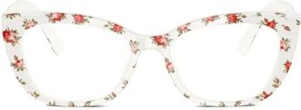 Dolce & Gabbana Femme, Accessoires, Blanc, Taille: 49 MM Eyeglasses