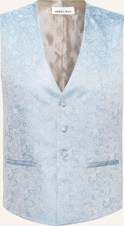 Wilvorst Wilvorst Anzugweste Extra Slim Fit blau