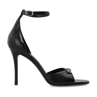 Balenciaga City Up Leder Sandaletten mit Absatz - - Shoes - Damen - Schwarzk - 36 EU