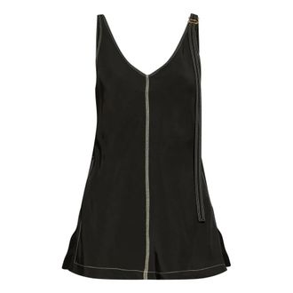 Sportmax Femme, Blouses et Chemises, Noir, Taille: 38 FR Waser Top