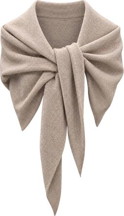 Meimeij Ch&acirc;le en maille pour &eacute;paules - Femme - Accessoires - Beige - Taille: Xs/S