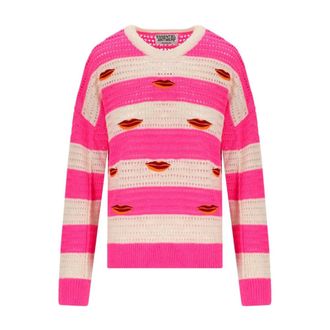 Essentiel Femme, Pulls, Rose, Taille: 40 FR Jackpot Crewneck Sweater