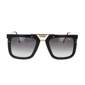 Cazal Cazal, unisex, Accessoires, Noir, Taille: 56 MM Lunettes de Soleil Carrées Vintage