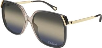 Chlo&eacute; Lunettes de soleil carr&eacute;es - unisex - Accessoires - Gris - Taille: 60 MM