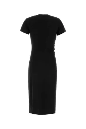 Anine Bing Womens Black Jersey Vida Dress Exterior: Lyocell Elastane Abiti