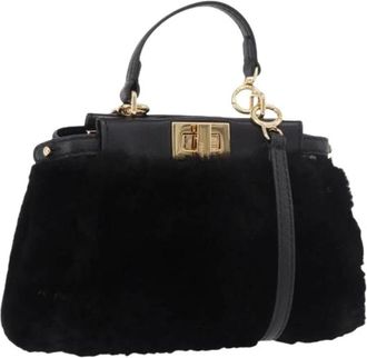 Fendi Sac &agrave; main vintage en m&eacute;tal pr&eacute;-poss&eacute;d&eacute; - Femme - Pre-owned - Noir - Taille: ONE Size