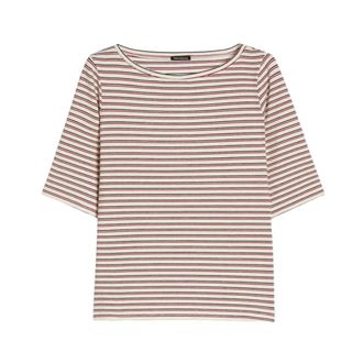 Pennyblack Gestreiftes T-Shirt mit U-Boot-Ausschnitt - - Tops - Damen - Mehrfarbig - XS
