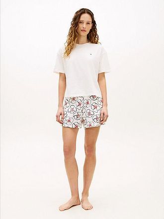 Tommy Hilfiger Pyjama short d&eacute;contract&eacute; Essential &agrave; motif