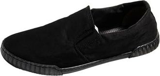 Generic Chaussures basses en toile pour homme - Respirantes - Chaussures plates &agrave; enfiler - Doux et confortables - Espadrilles classiques - Mocassins - Chauss