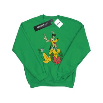 Disney Pluto Christmas Reindeer Sweatshirt f&uuml;r Herren (Irisch-Gr&uuml;n)